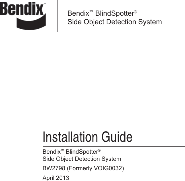 Bendix Bw2798 Users Manual BW2798_US_001
