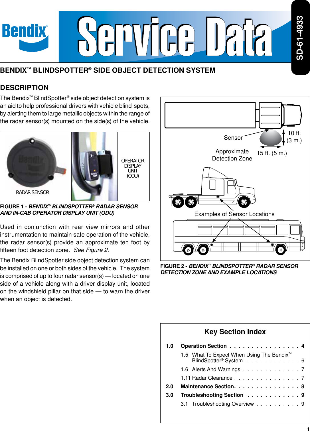 Bendix Bw2923 Users Manual