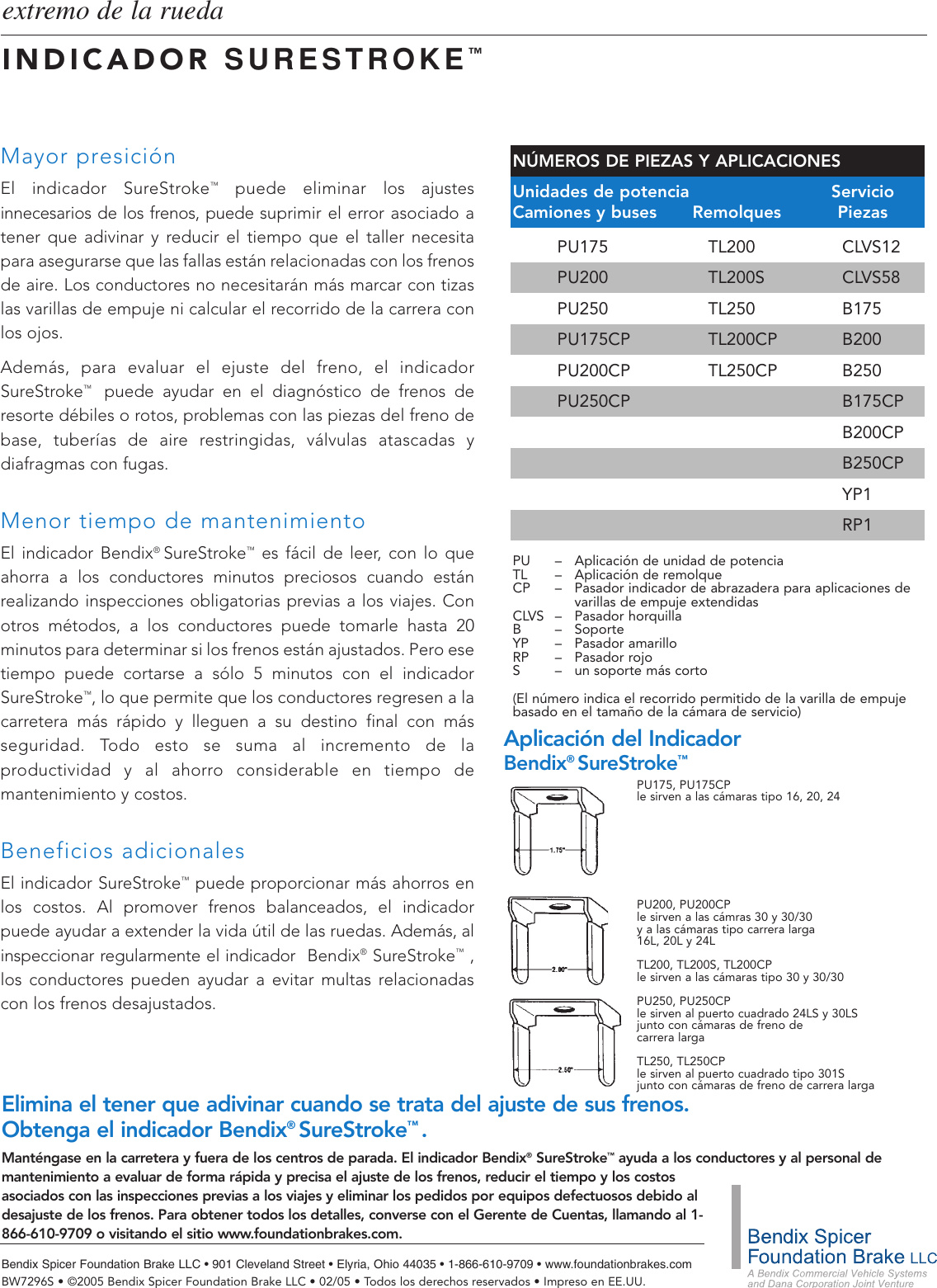 Bendix Bw7296S Users Manual SURE STR NEWsp