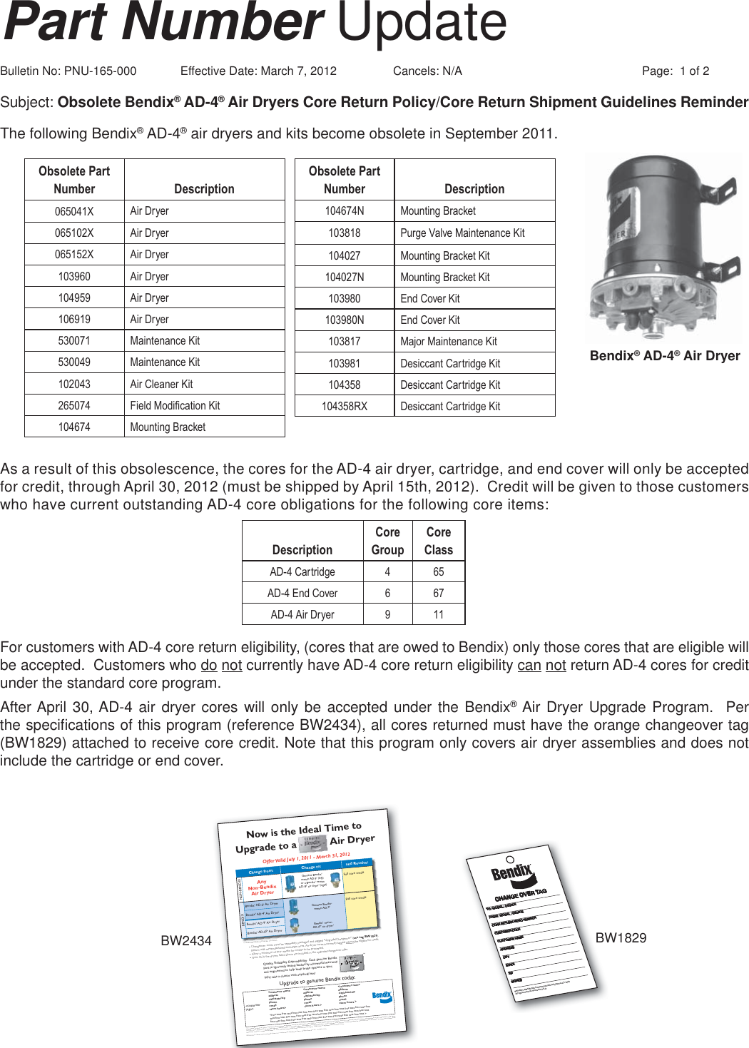 Bendix Pnu 165 Users Manual 000
