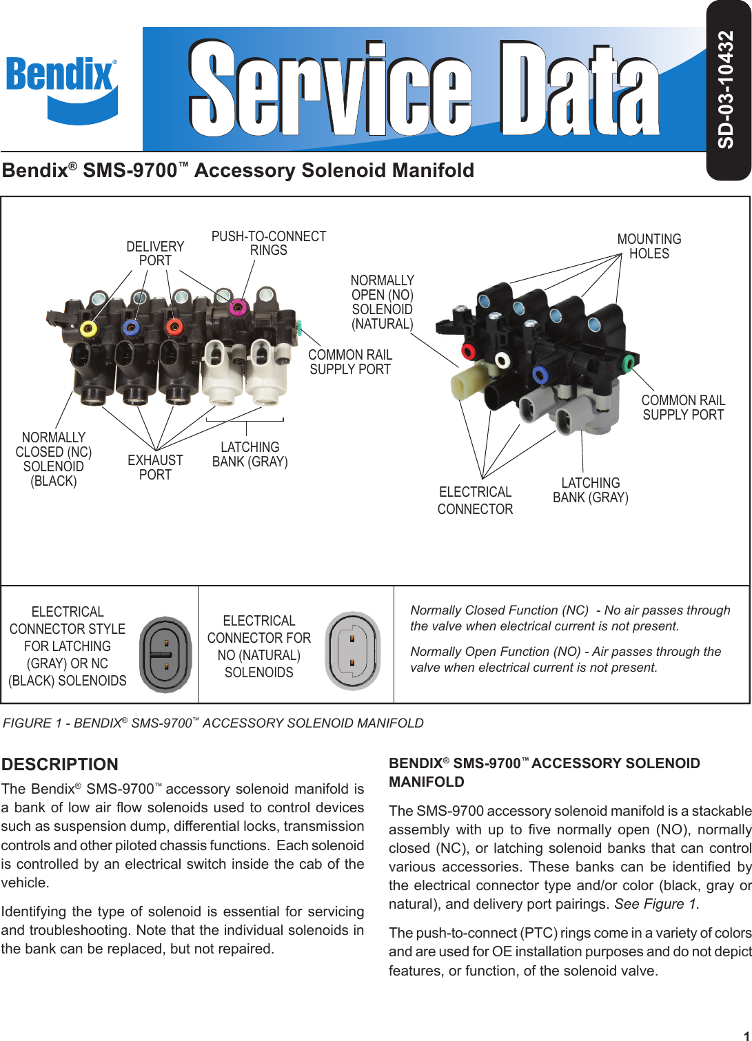 Bendix Sd 03 10432 Users Manual