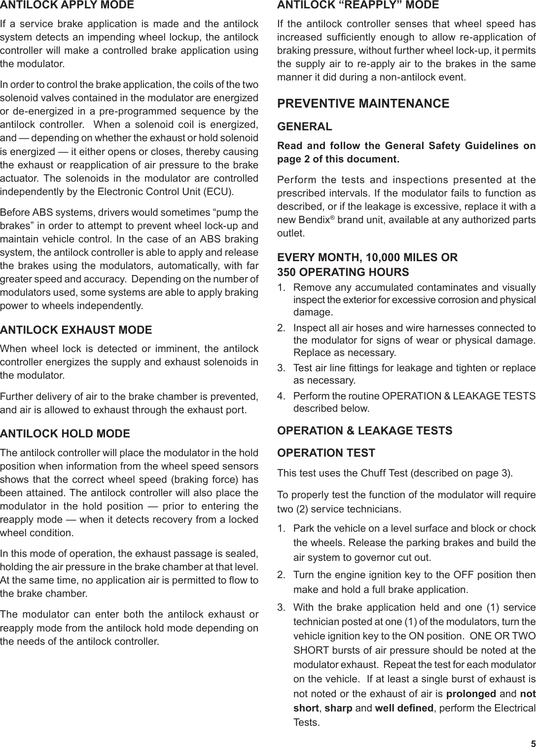 Bendix Sd 13 4958 Users Manual