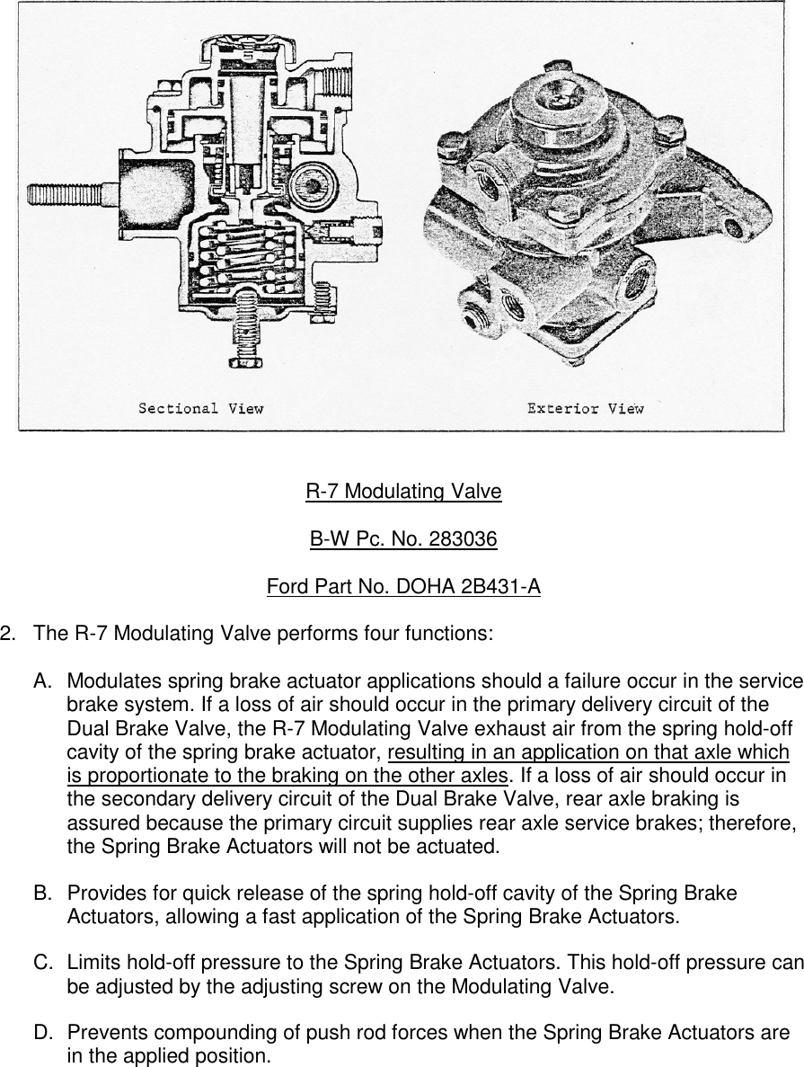 Bendix Tch 003 002 Users Manual Technical Bulletin
