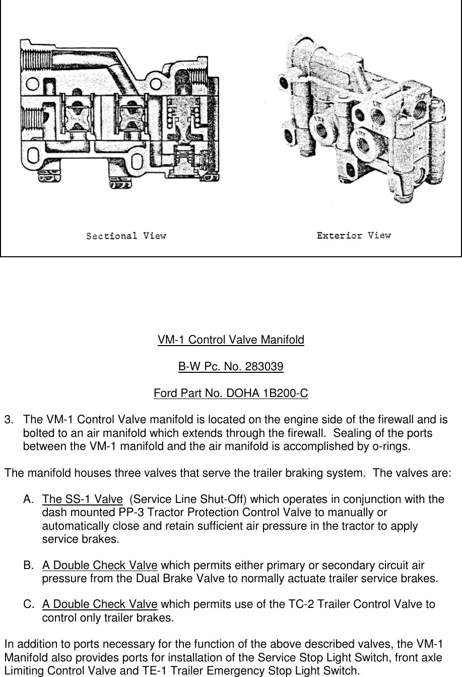 Bendix Tch 003 002 Users Manual Technical Bulletin