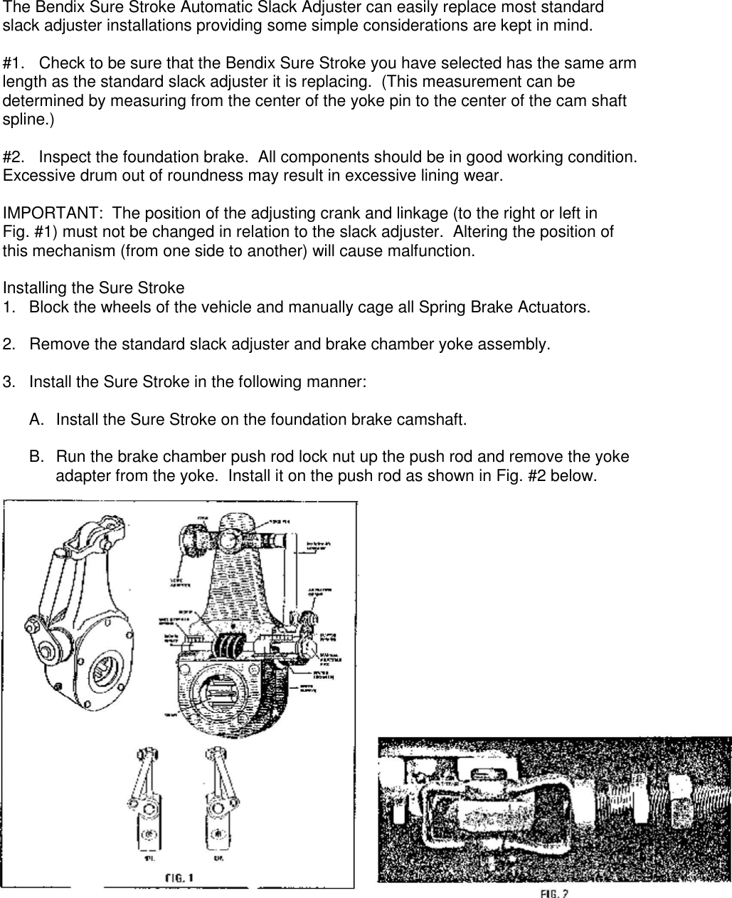 Bendix Tch 005 001 Users Manual Technical Bulletin