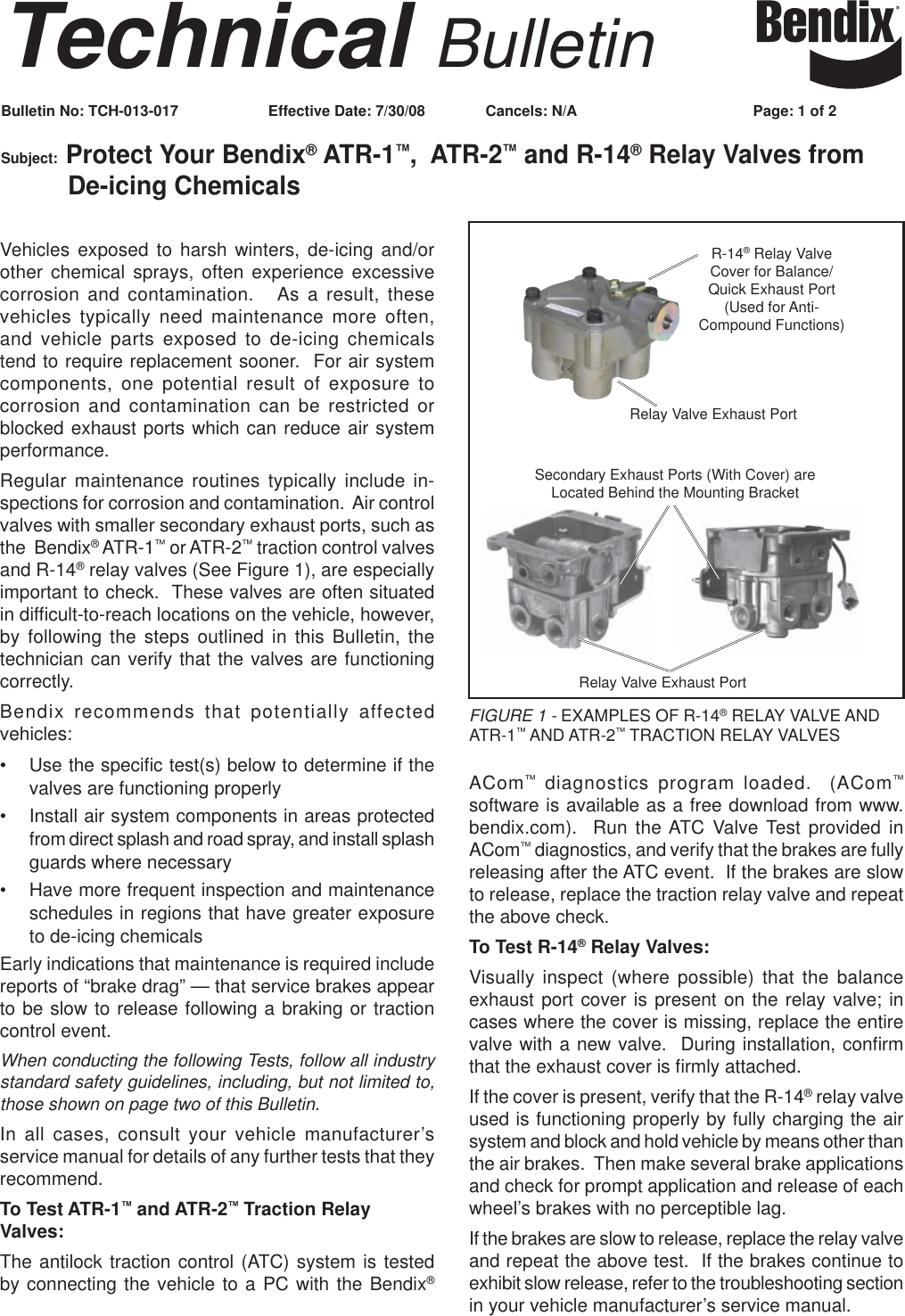 Bendix Tch 013 017 Users Manual 13