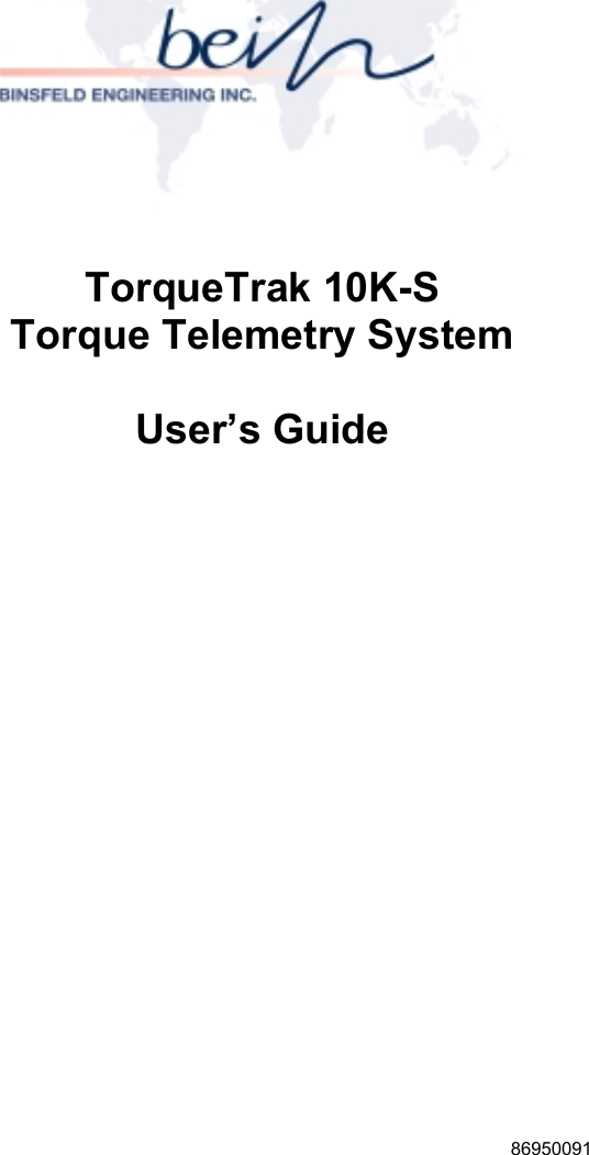 Binsfeld Engineering TX10K TorqueTrak 10K-S Torque Telemetry System ...