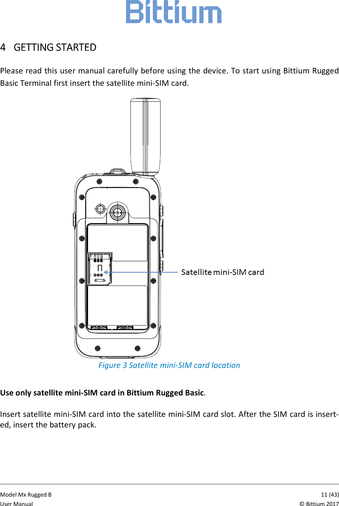 Bittium Wireless SSD-52 Satellite Smartphone User Manual Rugged Basic ...