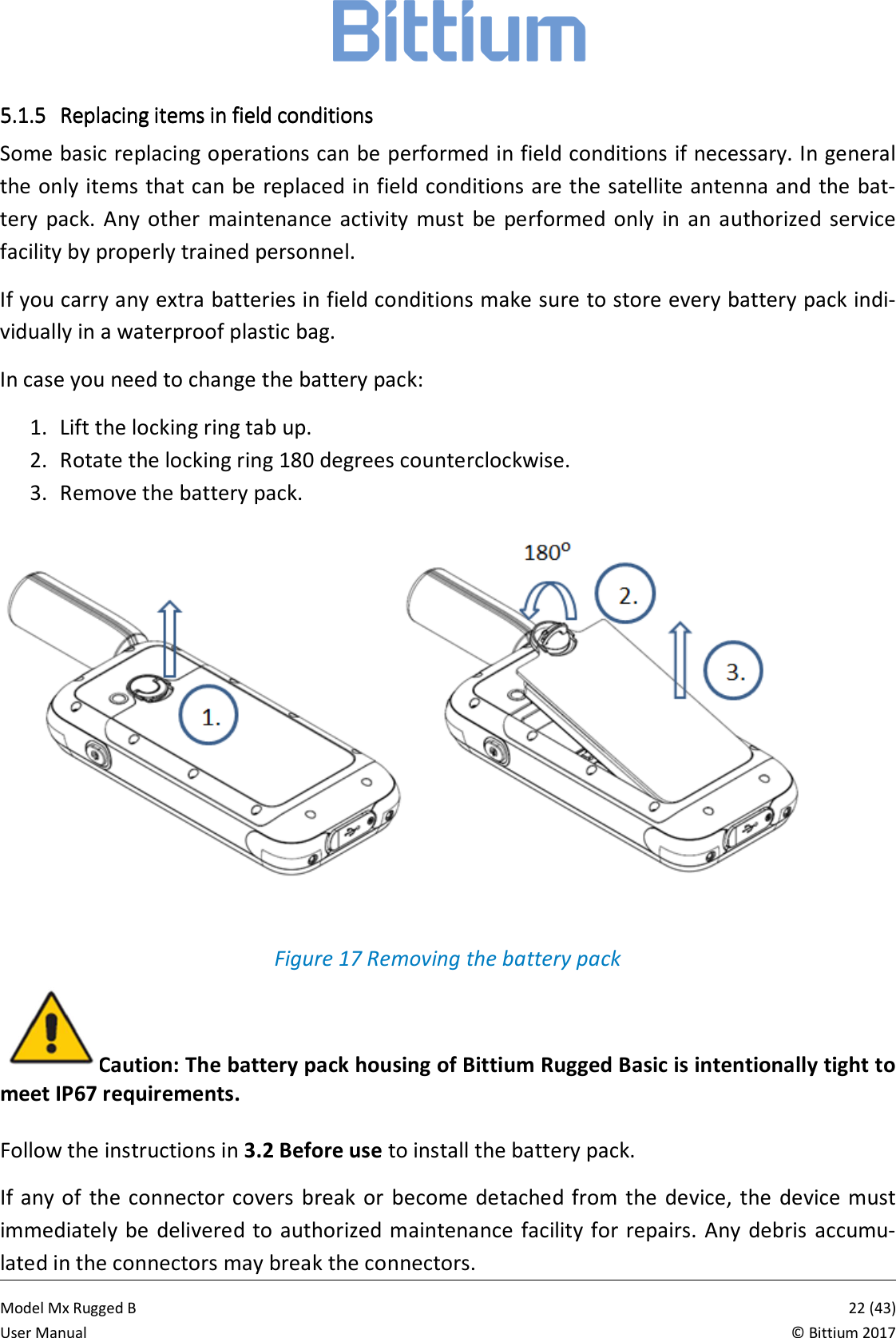 Bittium Wireless SSD-52 Satellite Smartphone User Manual Rugged Basic ...