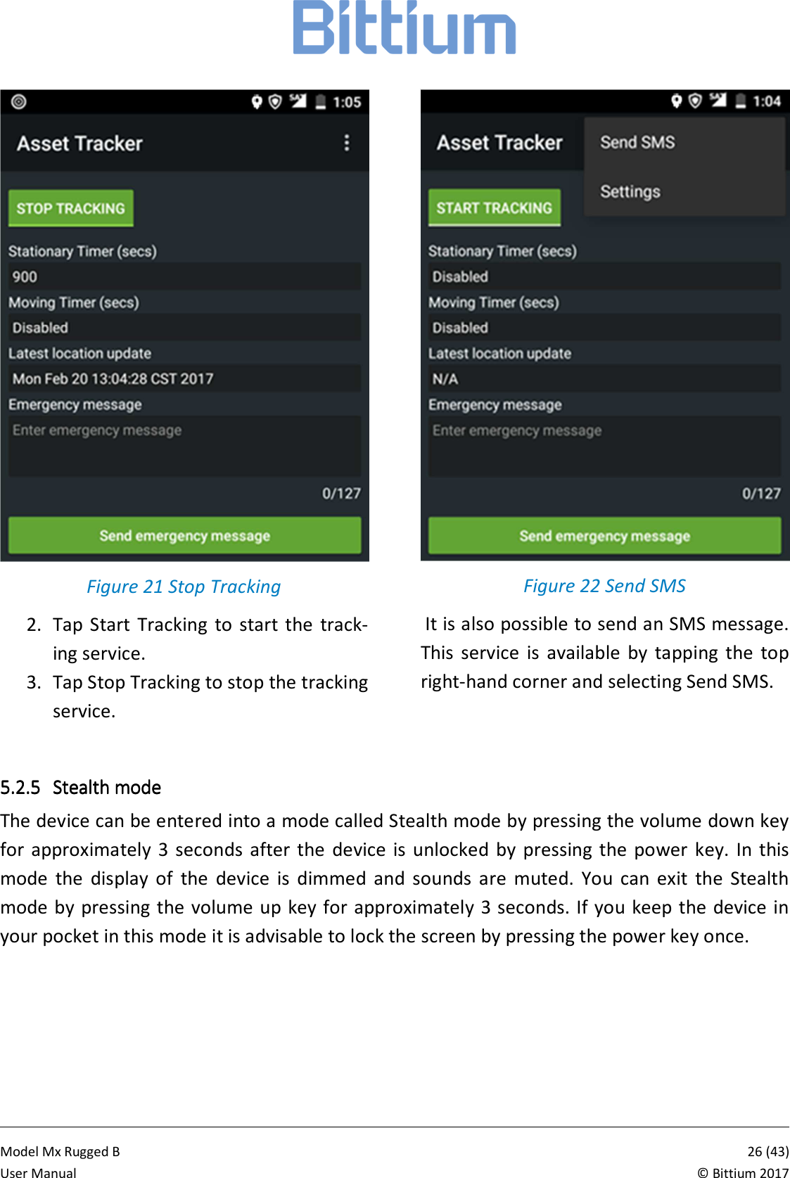 Bittium Wireless SSD-52 Satellite Smartphone User Manual Rugged Basic ...