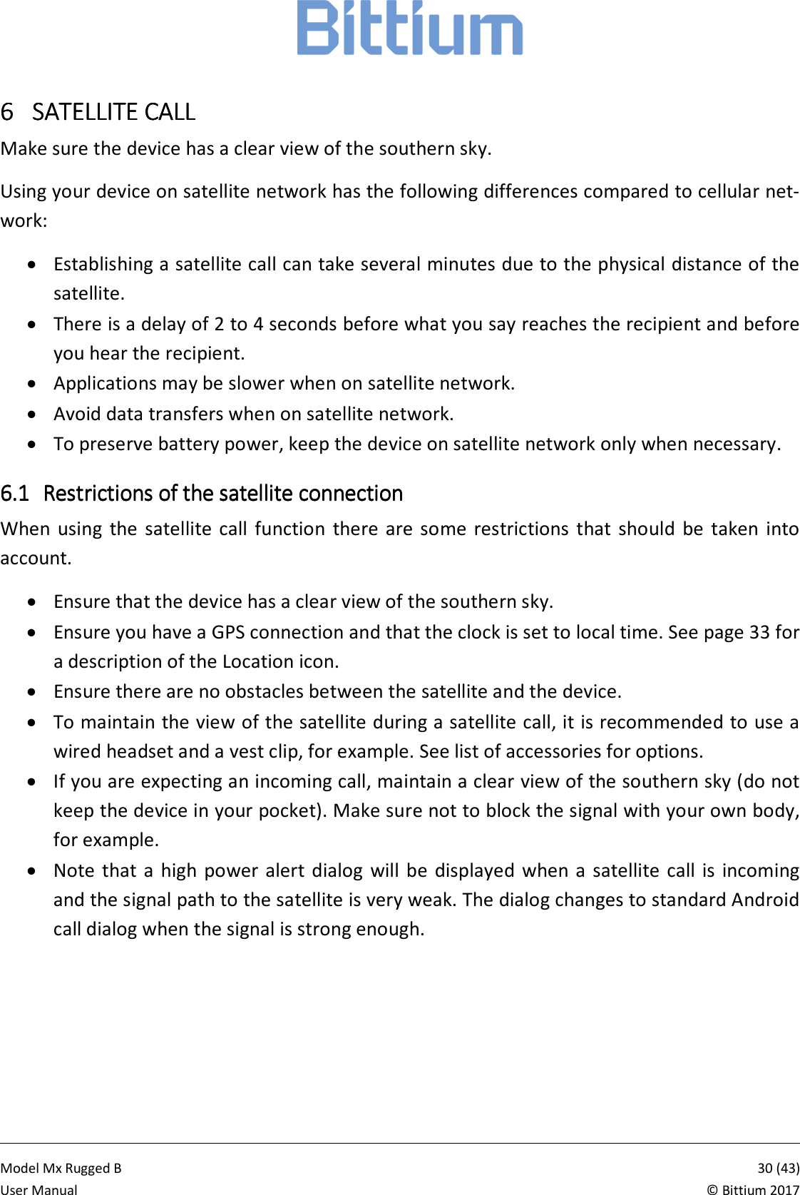 Bittium Wireless SSD-52 Satellite Smartphone User Manual Rugged Basic ...