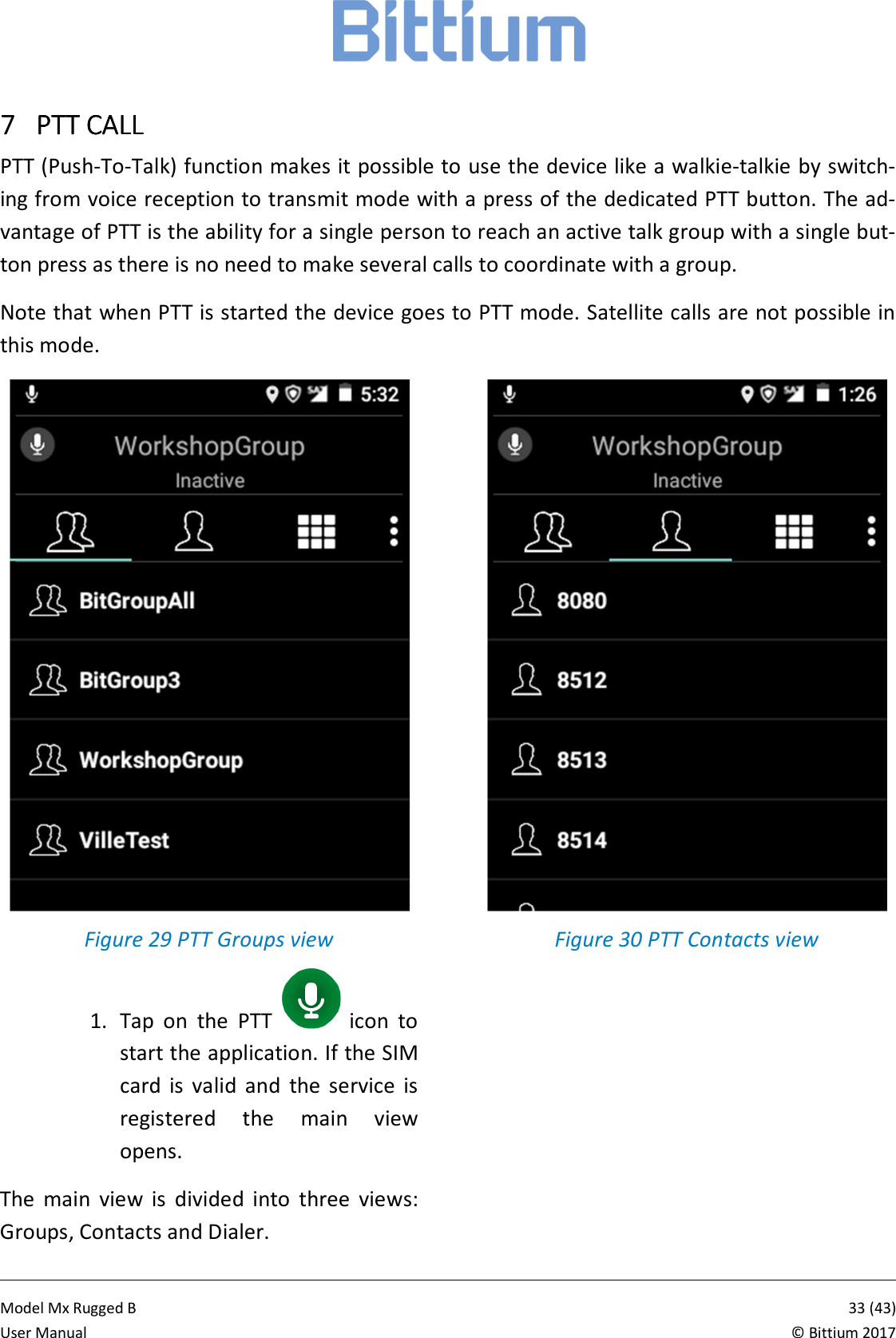 Bittium Wireless SSD-52 Satellite Smartphone User Manual Rugged Basic ...
