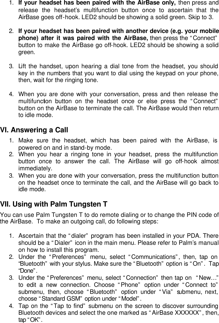BluePacket Communications BP-1000 AirBase User Manual AirBase User s Guide Final