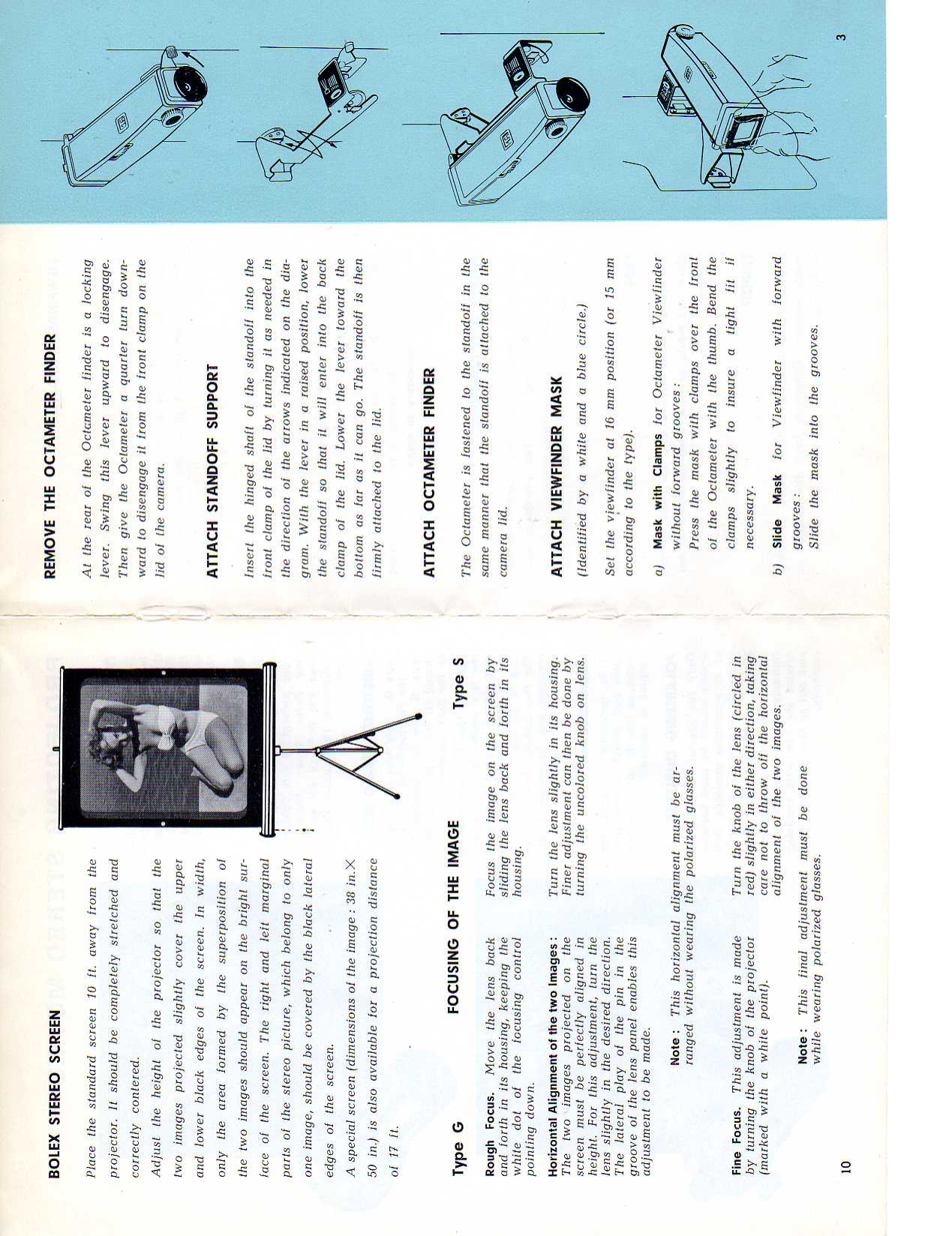 Bolex Paillard Stereo Movies Instruction Manual
