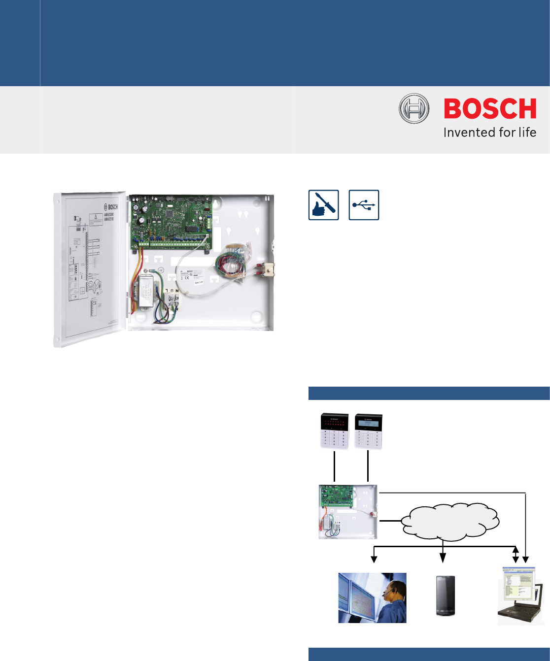 Bosch ICP AMAX3 P1 Intrusion Panel, En/pl/tr Data Sheet (AMAX Panel ...
