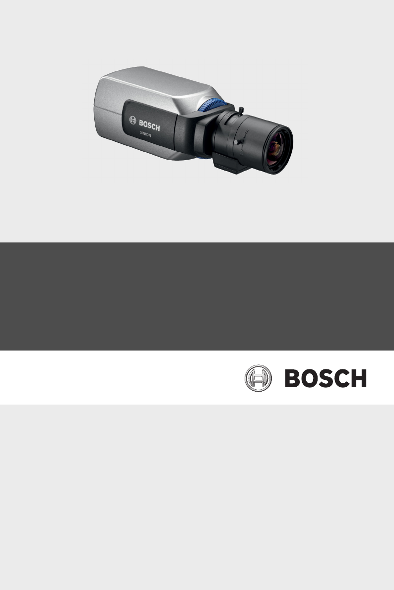 Bosch VBN 5085 Es DINION 5000 AN Installation Manual 12444870283