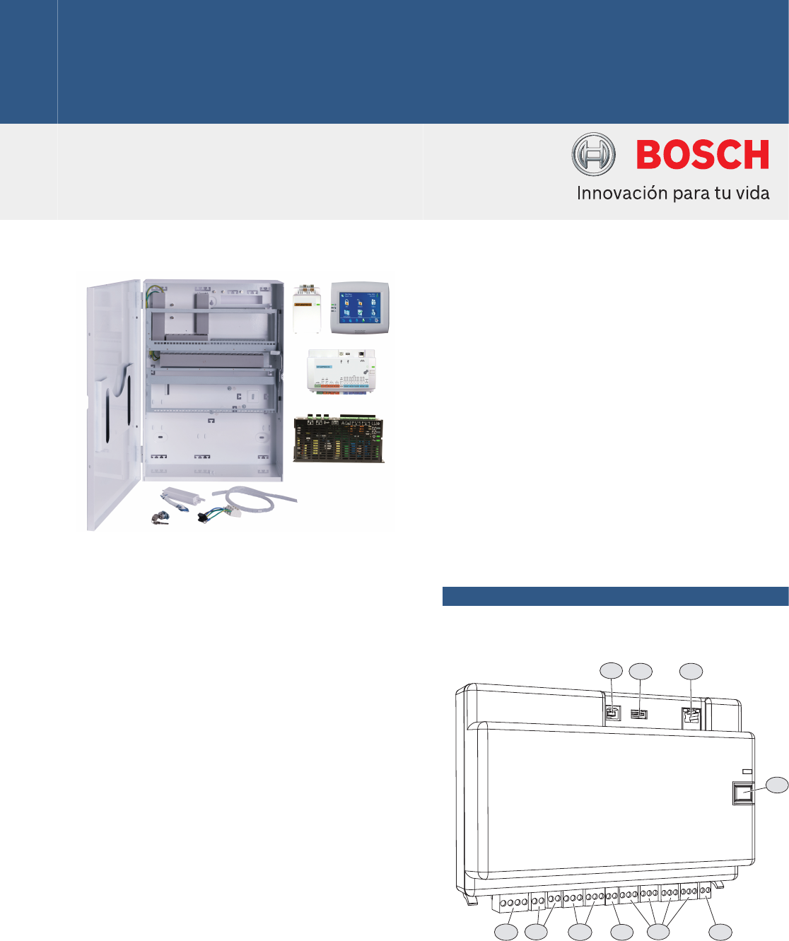 Bosch Kit MAP 5000 Small COM Es ICP MAP5000 SCE Data Sheet 26640323851