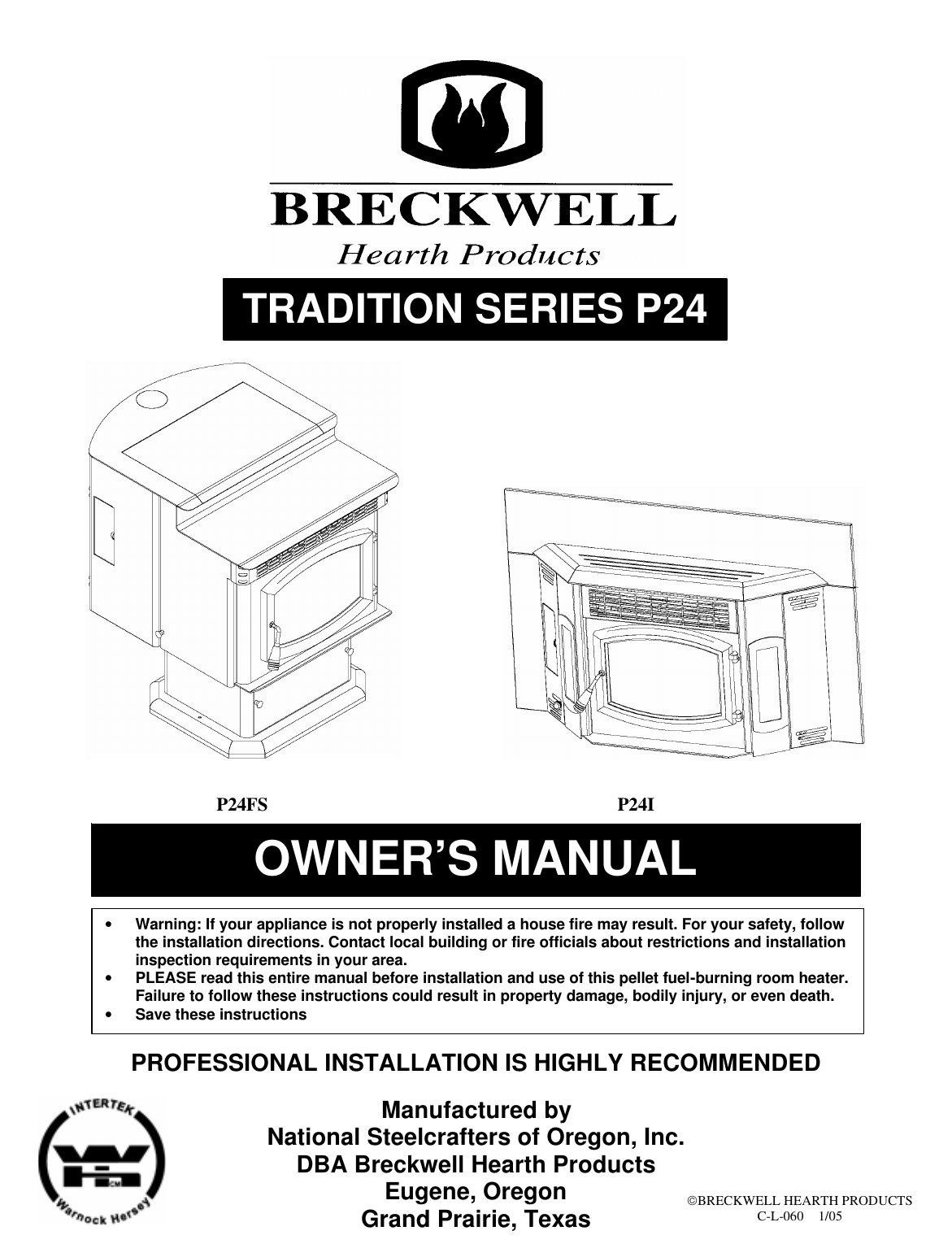 Breckwell 1991 s P24I Users Manual P24 2005