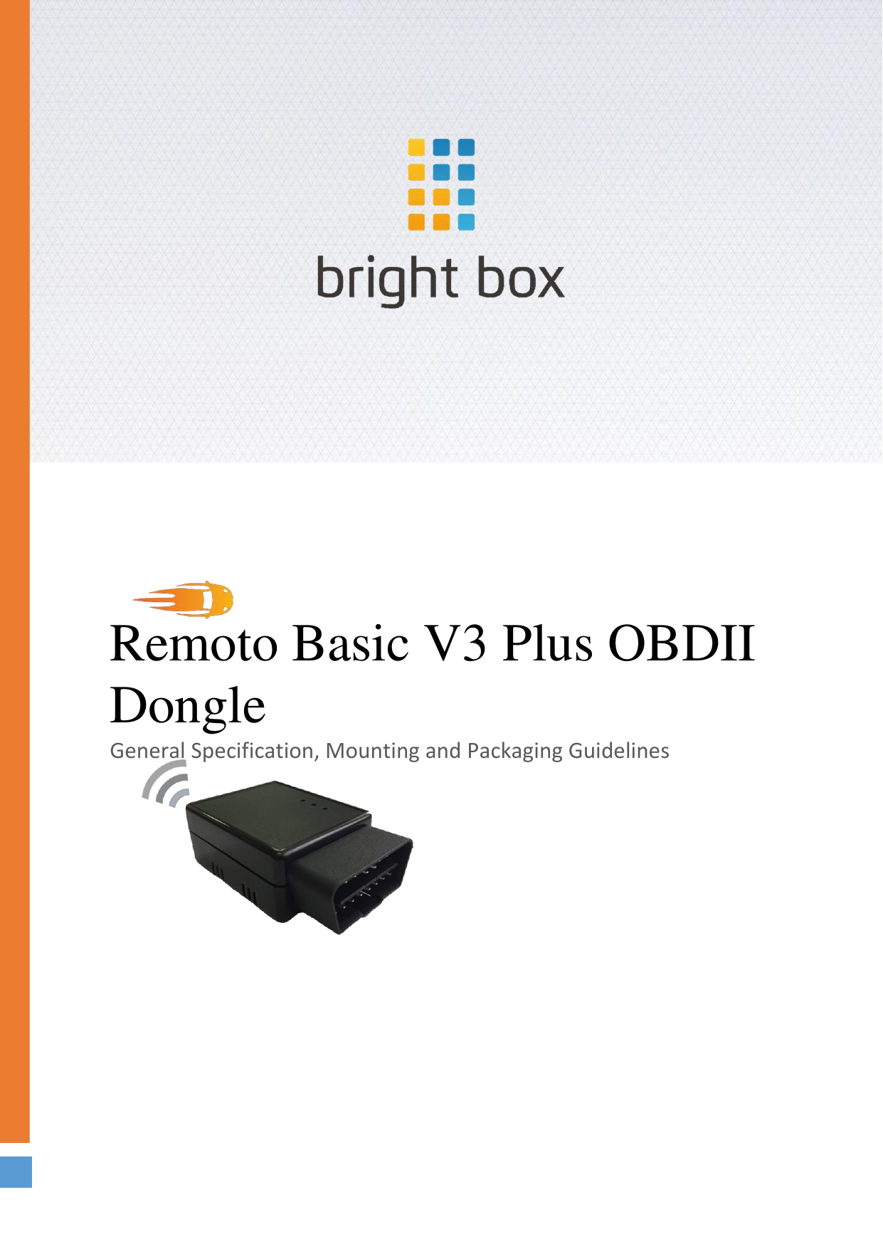 Bright Box RB3P Remoto Basic V3 Plus OBDII Dongle User Manual 15 RB3P ...