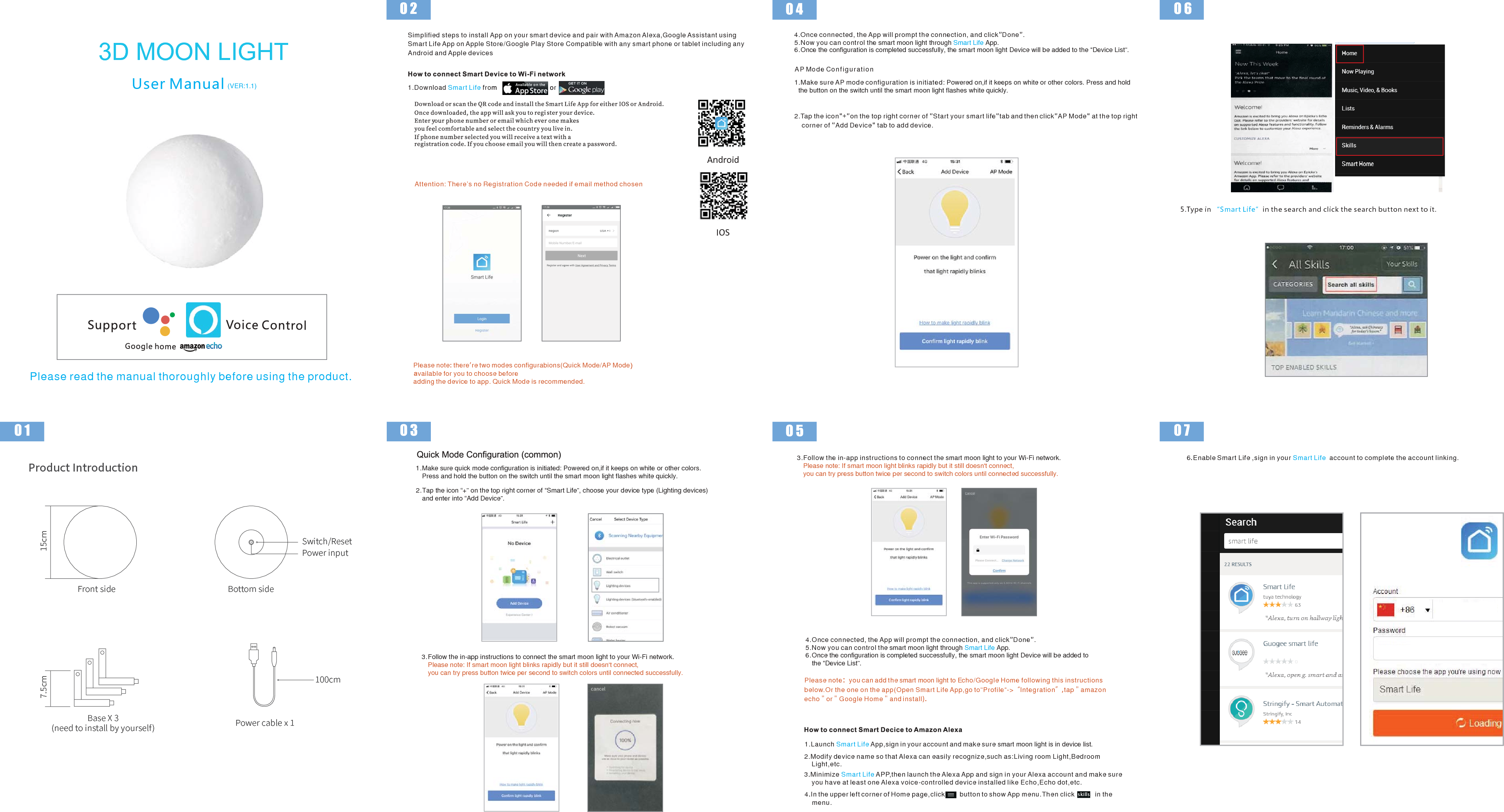 Bright Lighting Technology BRTMOONLIGHT 3D MOON LIGHT User Manual 1