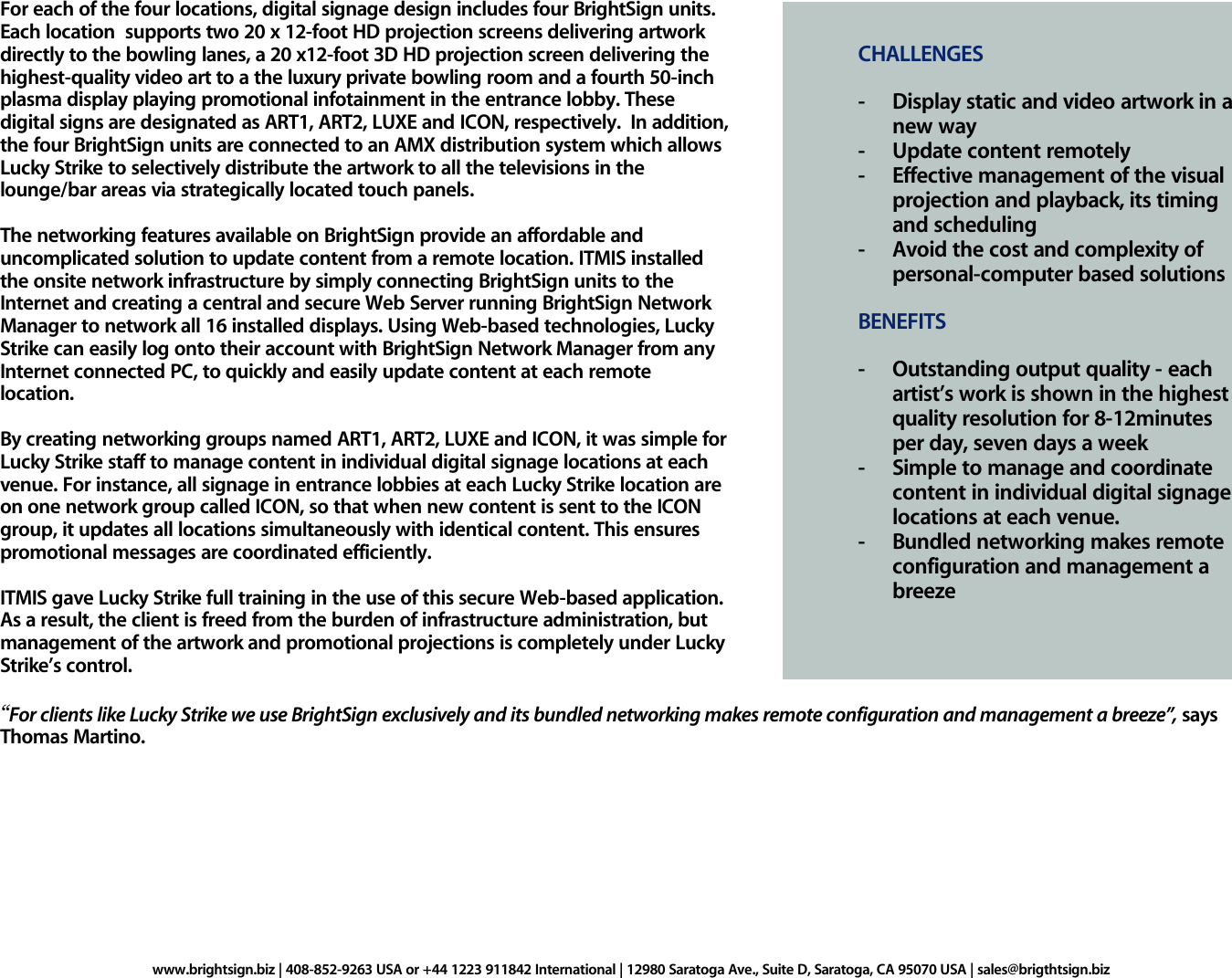 Lucky Strike Case Study