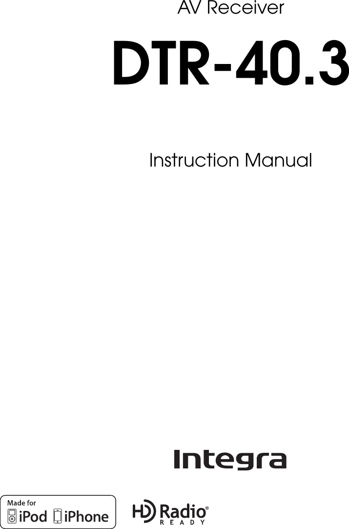 Browning Integra Dtr 40 3 Owners Manual