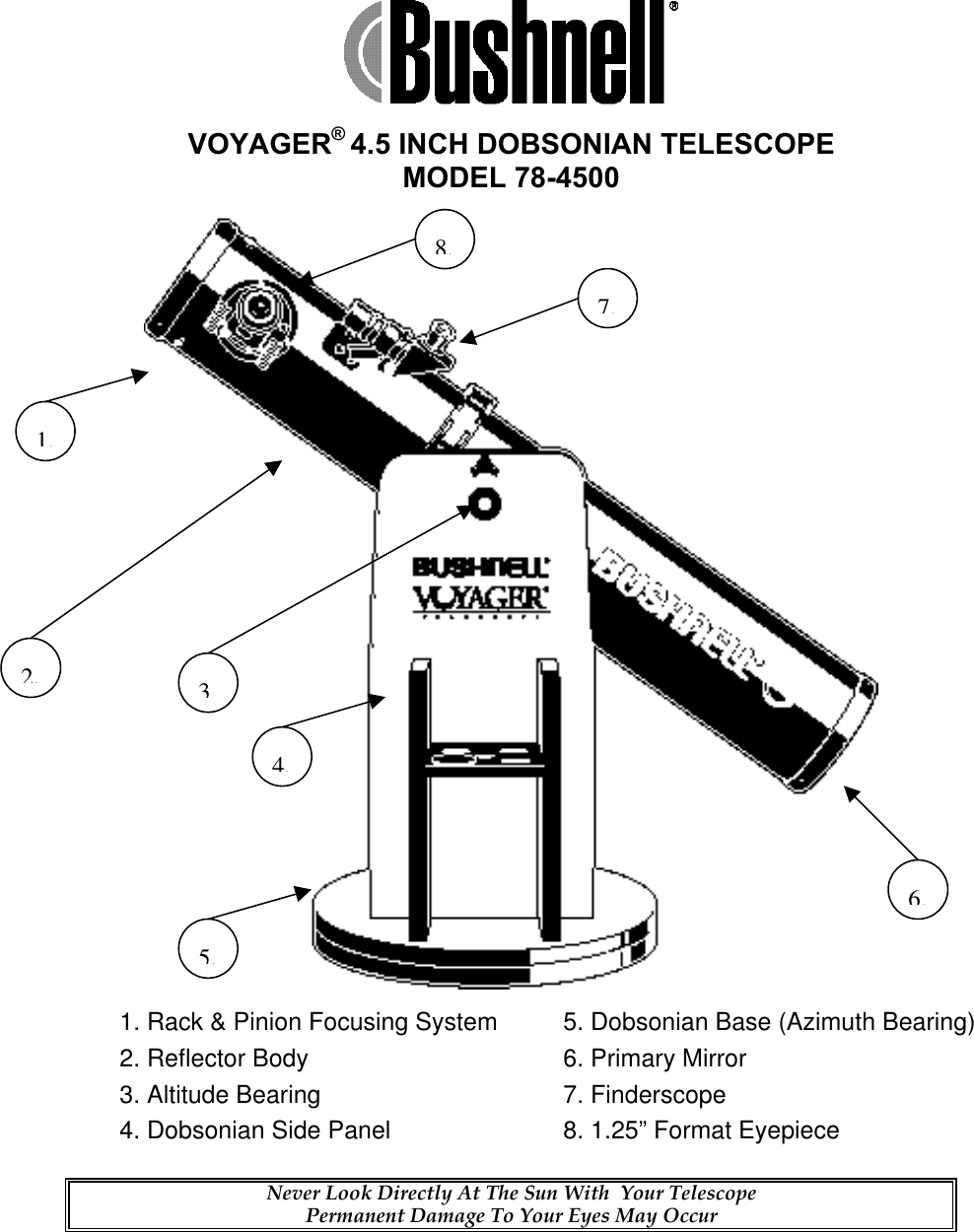 Bushnell Voyager 78 4500 Users Manual