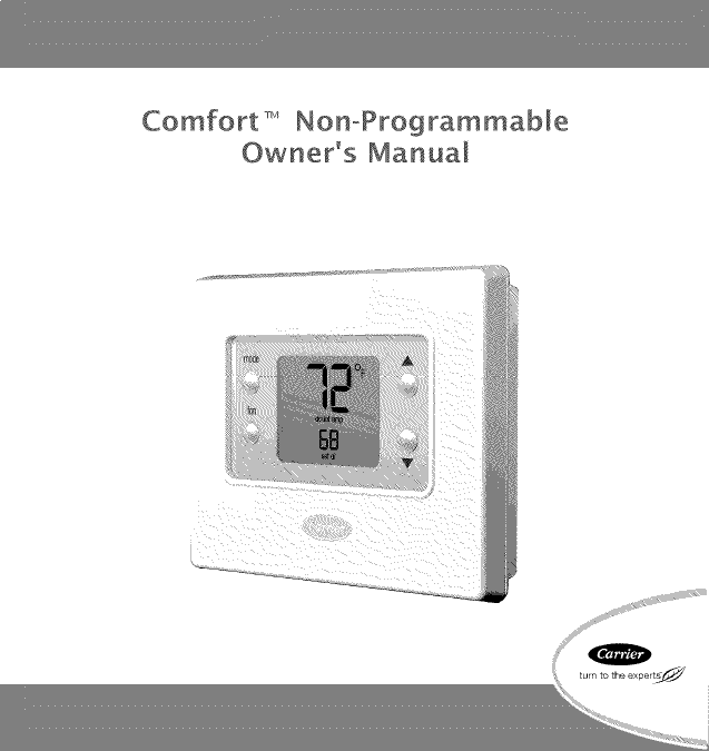 CARRIER Controls And HVAC Accessories Manual L1004314
