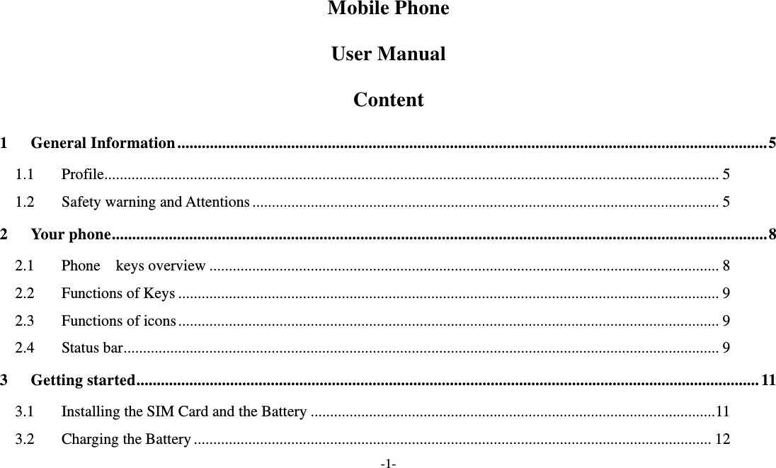 CE and IT SMARTXL Mobile Phone User Manual G618 user En