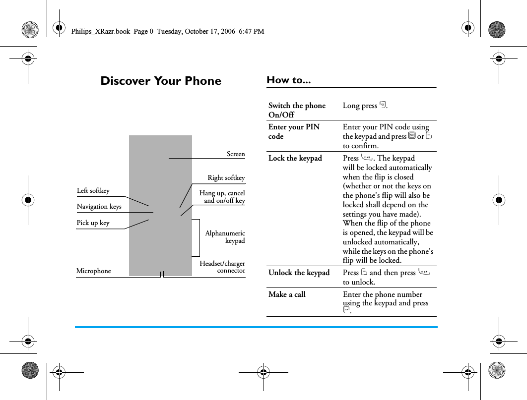 CEC Wireless R and D CT9A9R GSM Cellphone with Bluetooth User Manual ...