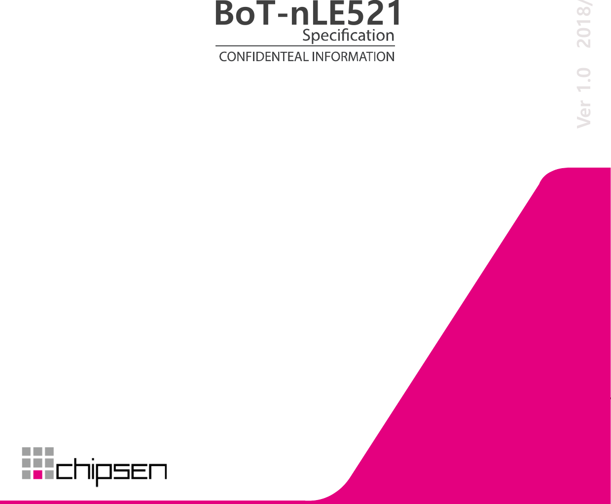 Chipsen Bot Nle521 Ble Module User Manual Bot Nle512