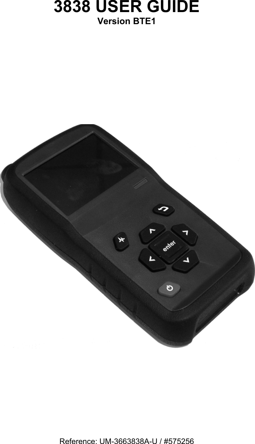 CONTROL TECHNOLOGY BRANCH 3838 OTC and MAC OBDII TPMS TOOL User Manual ...