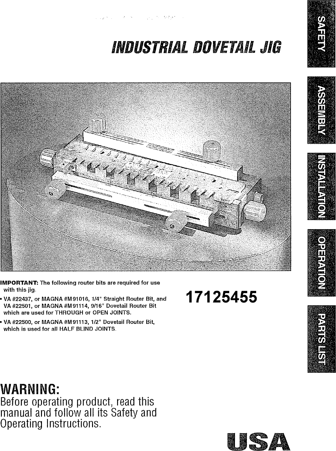 CRAFTSMAN Router Accessory Manual L0802689