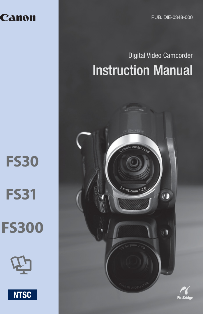 Canon Fs 30 Instruction Manual