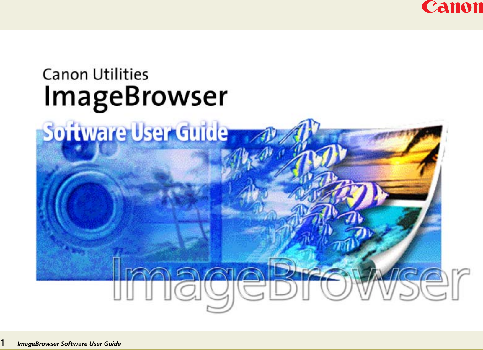 Canon Imagebrowser 3 0 Owners Manual Software User Guide