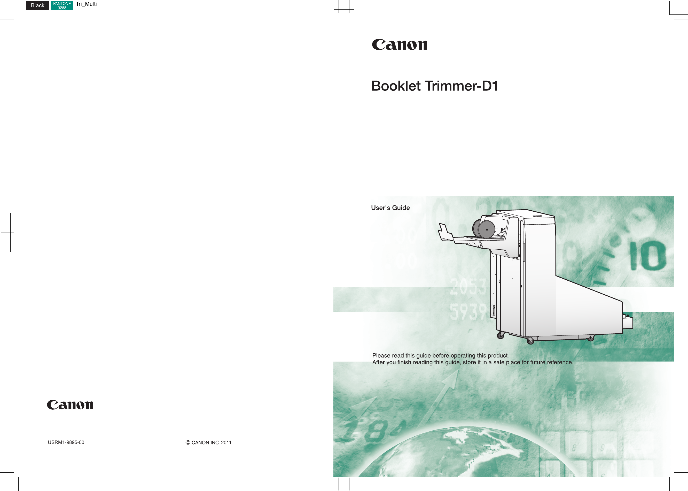 Canon Imagepress C7010Vps C6010Vps C6010S Series Booklet Trimmer D1 ...