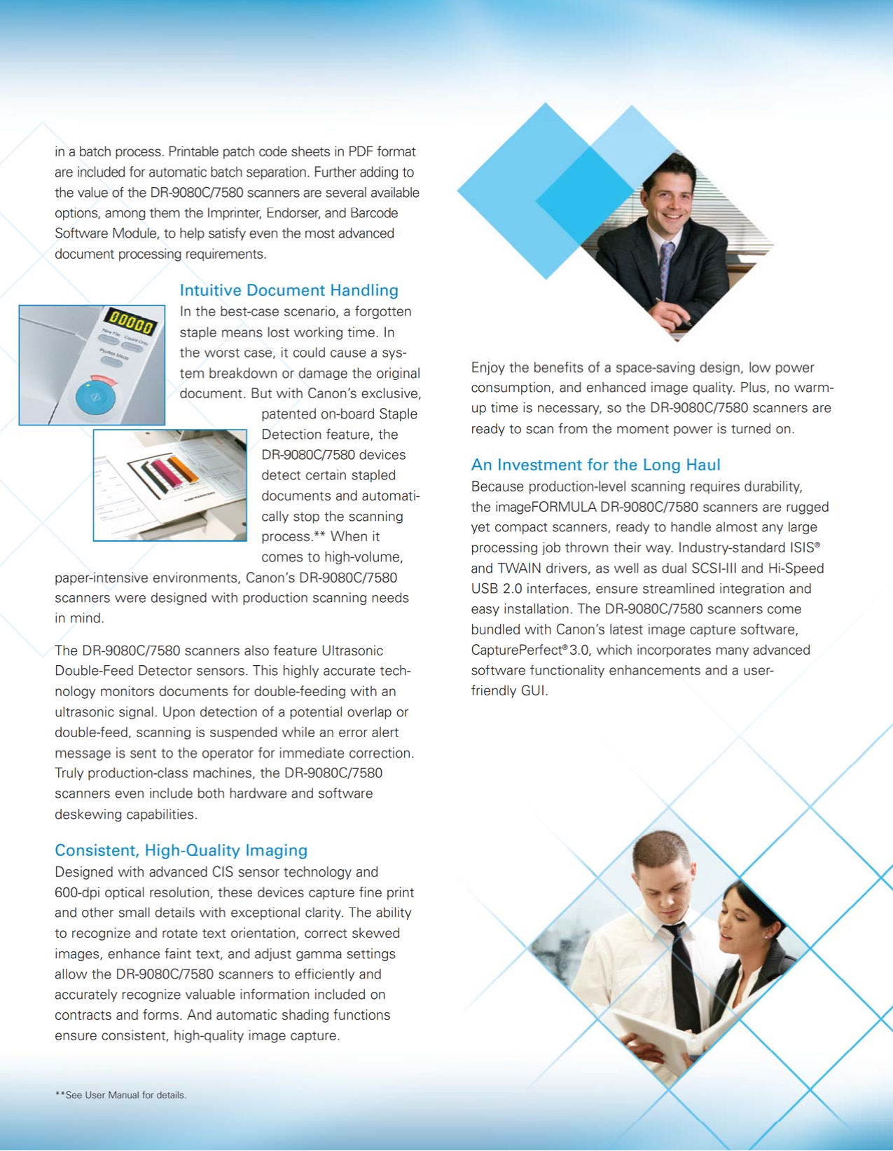 Canon DR 9080C Dr9080c scanner brochure User Manual To The B2089e84 ...