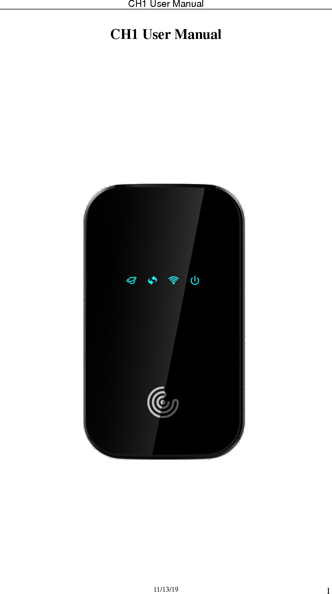 CaptionCall CH1 MiFi User Manual T30