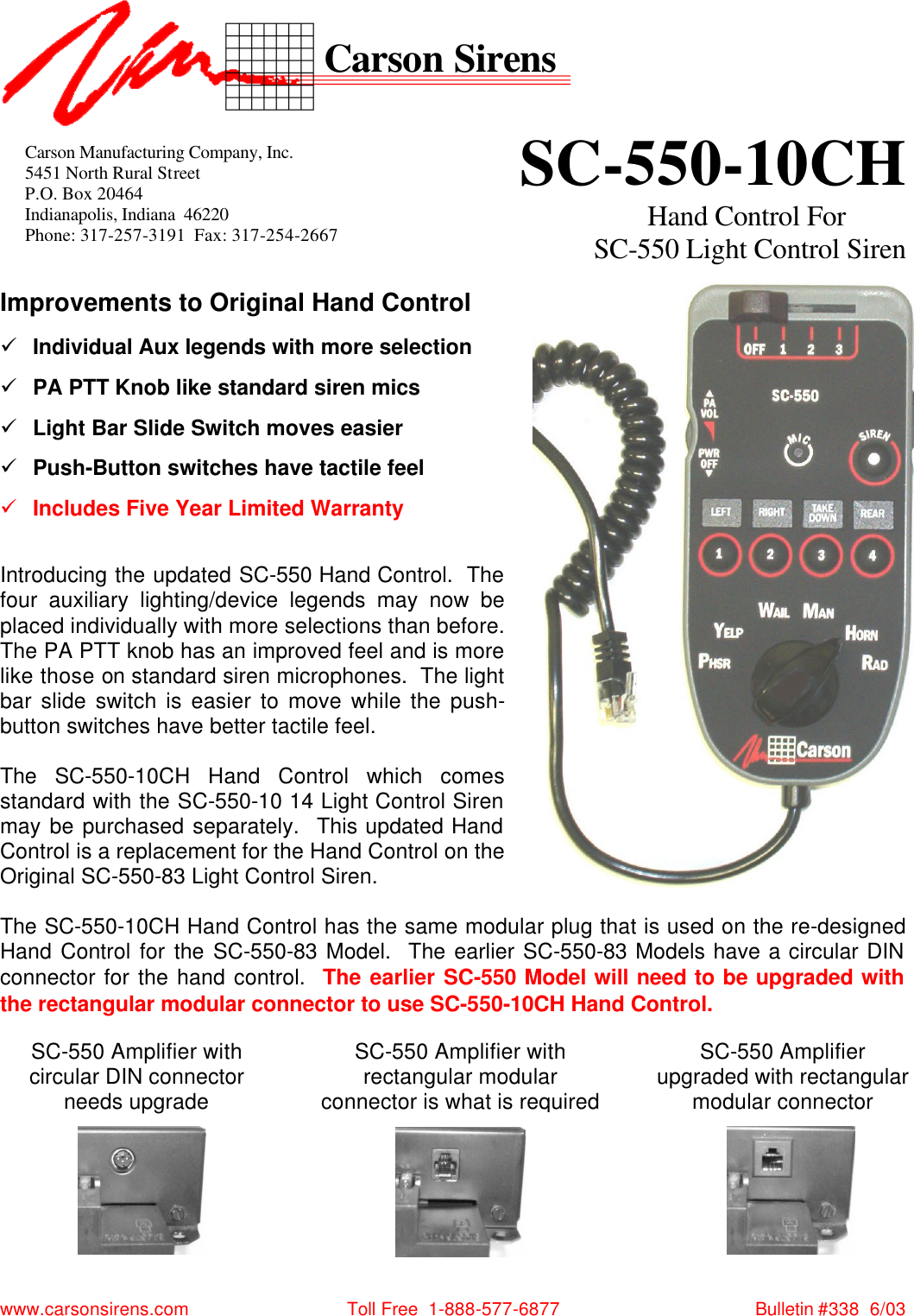 Carson Sc 550 10Ch Users Manual