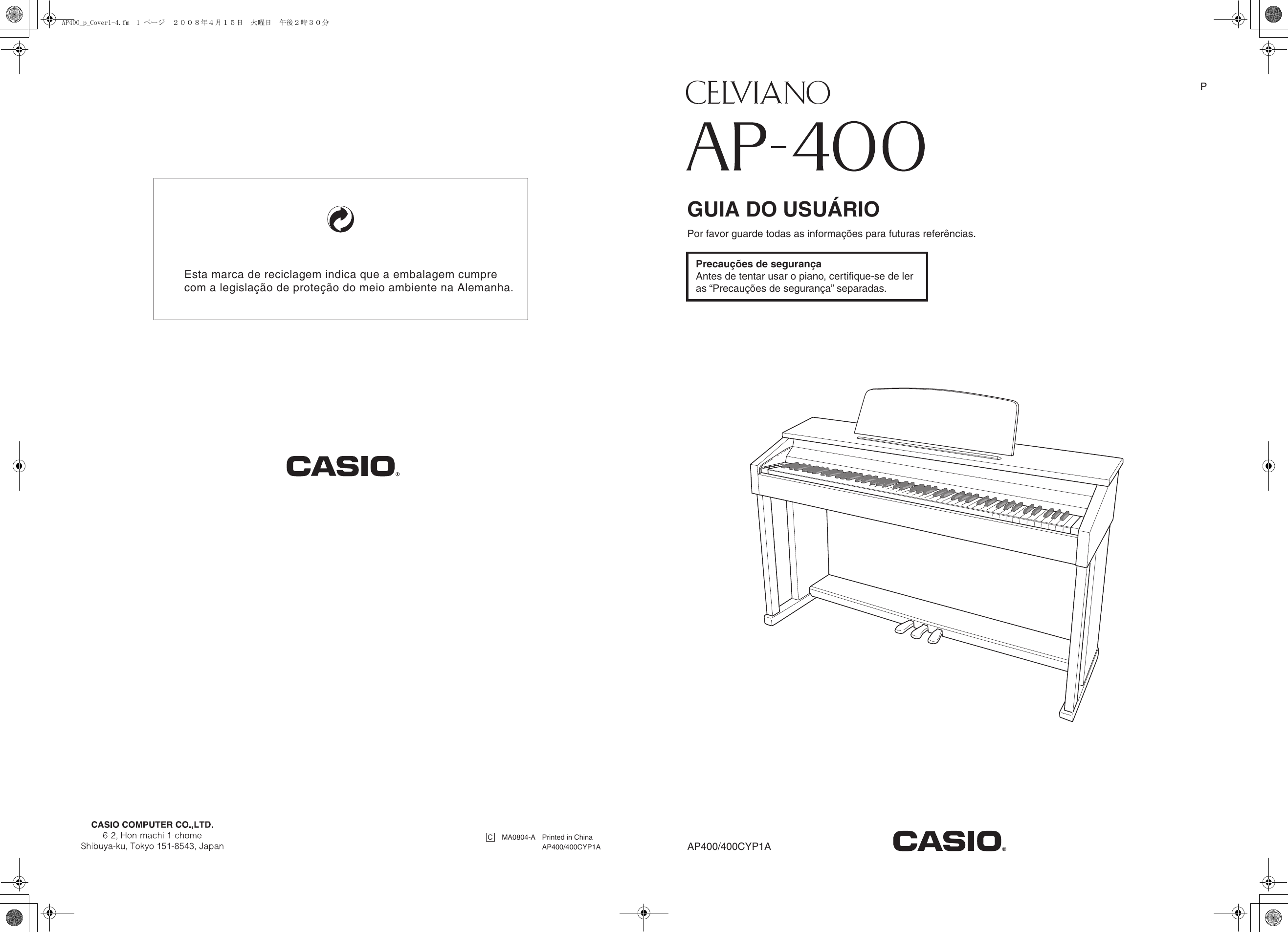 Casio AP400_p AP400 PT