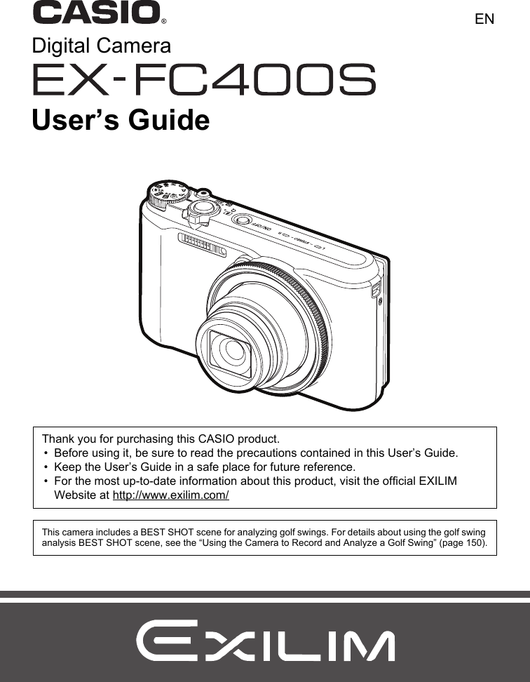 Casio Ex Fc400S Owners Manual