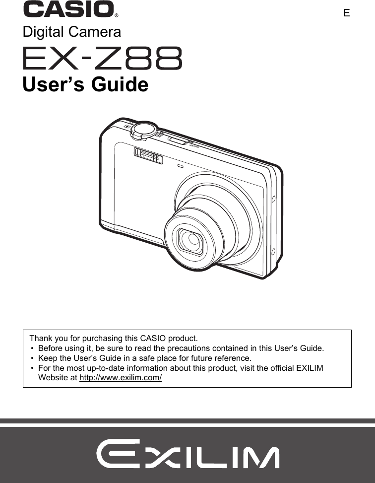 Casio Ex Z88 Users Manual