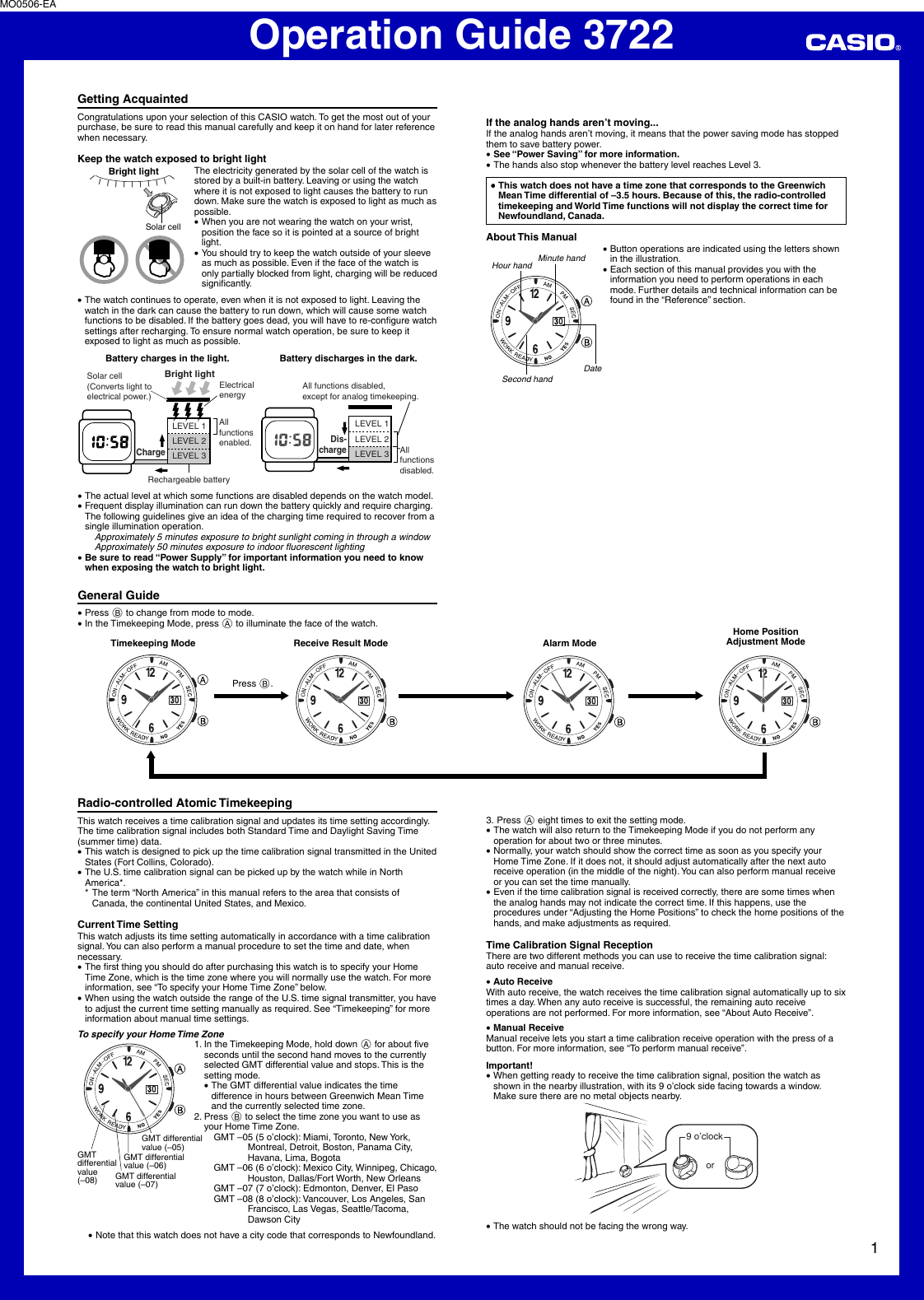 Casio Mo0506 Ea Users Manual QW 3722