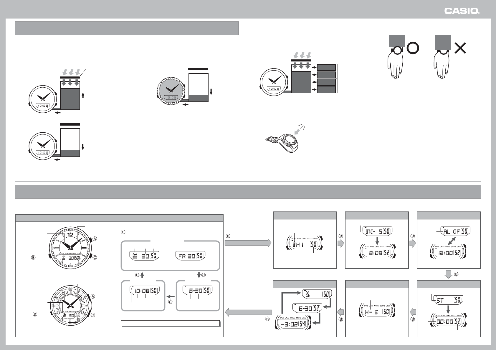 Casio Watch 4709 Users Manual QW 4709_4713
