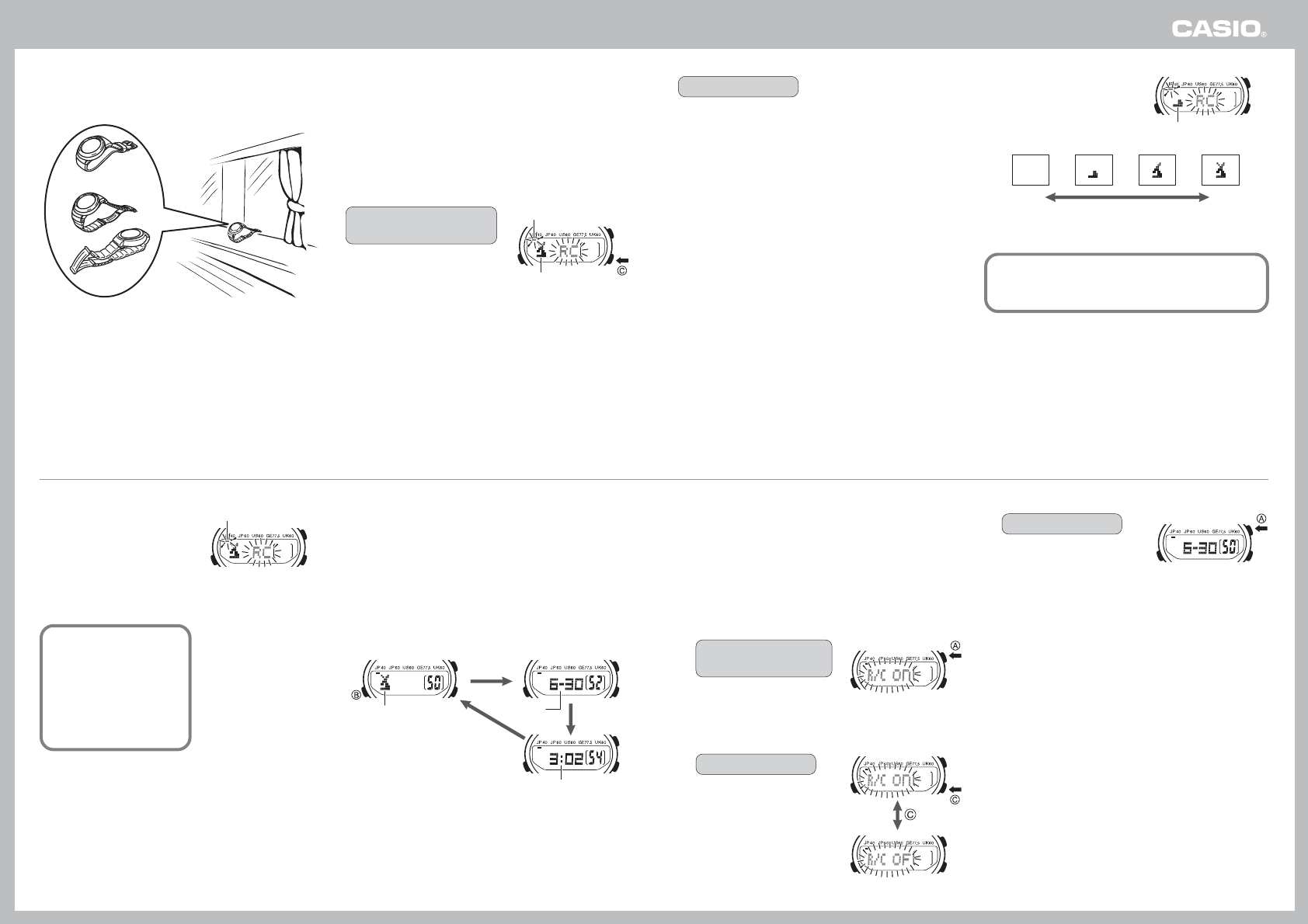 Casio Watch 4709 Users Manual QW 4709_4713