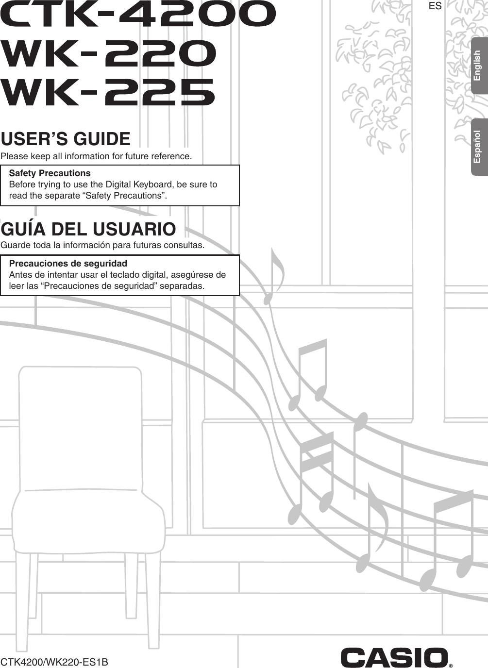 Casio Wk220 Users Manual CTK4200_WK220_WK225_e