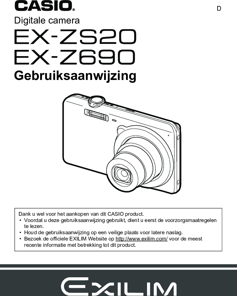 Casio EXZS20_Z690_M29_FC EXZS20 Z690 M29 FC NL