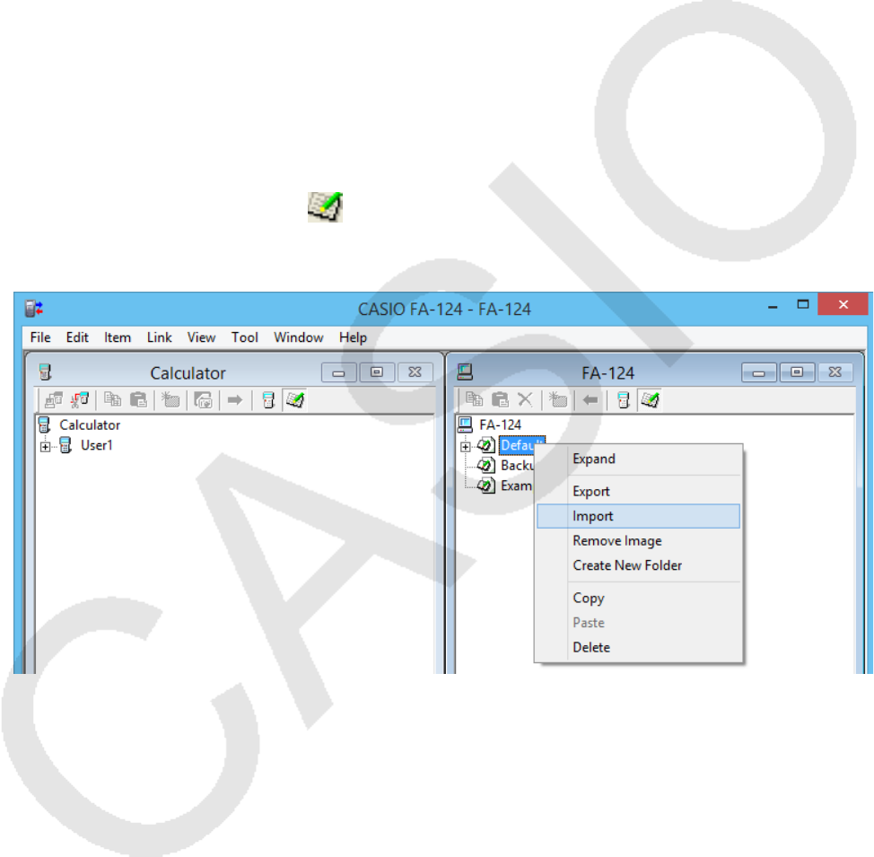 Casio PROGRAM LINK FA 124 Ver. 2.04 CN