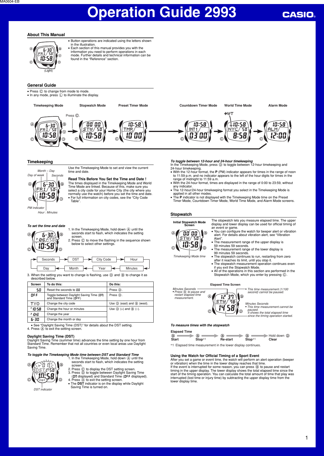 Casio MA0604 EB QW 2993 User Manual To The 41f01ce0 d380 4b3c 997f ...