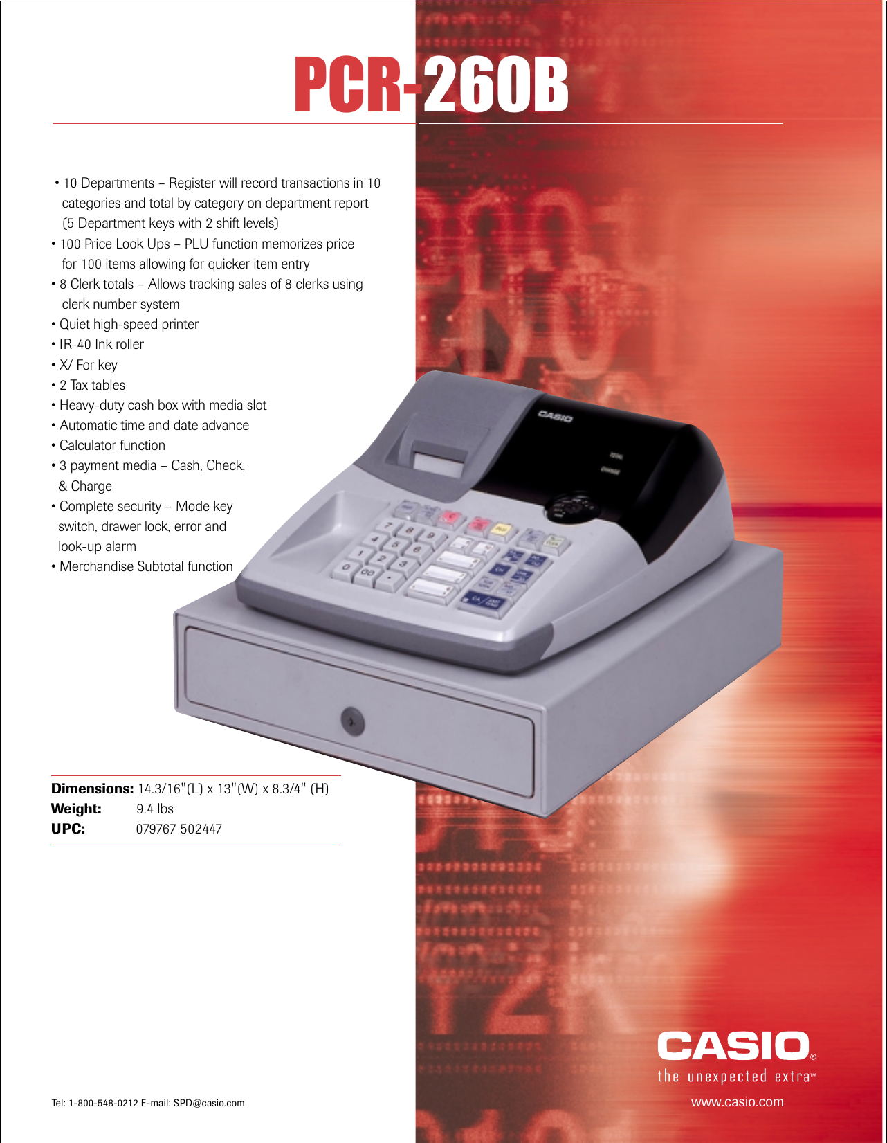 Casio PCR 260B User Manual To The E66faa76 bc9f 43e3 b763 b33b307cd8a0